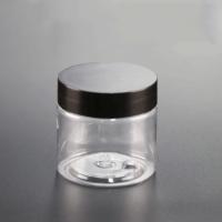 China 80ml 120ml Cereals Nuts PET Plastic Jars Transparent UV Plating for sale
