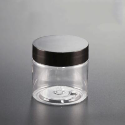 China 80ml 120ml Cereals Nuts PET Plastic Jars Transparent UV Plating for sale