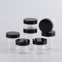 China 2.3 Inch Dia PET Peanut Butter Plastic Container Jars 2oz With Leakproof Gasket for sale