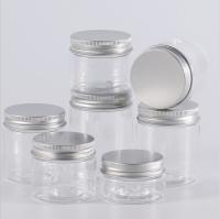 China 2.3 Inch Dia PET Peanut Butter Plastic Container Jars 2oz With Leakproof Gasket for sale