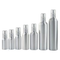 China Durable Spray Aluminum Cosmetic Bottles 120ml 100ml Essential Oil for sale