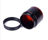China Cosmetic Containers PET Jar Aluminium Lid 0.7oz To 17.6oz For Perfume Lotion for sale