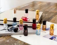China Clear Roller Glass Cosmetic Containers 6ml 3ml Octagonal Glass Bottle for sale