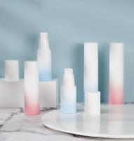 China Frosted Airless Lotion Spray Plastic Cosmetic Containers Gradient 50g 3.3*14.5cm for sale