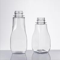 China 10.5oz Simple Sugar Syrup Squeeze Bottle 300g 250g Custom Logo for sale