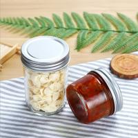 China OEM Overnight Oats jelly Glass Storage Bottles parfaits hermetically sealed jar for sale