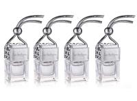 China 5ml 8ml Crystal Glass Bottles Hanging Bottle Car Air Freshener And Perfume for sale