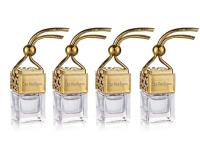 China 5ml 8ml Crystal Glass Bottles Hanging Bottle Car Air Freshener And Perfume for sale