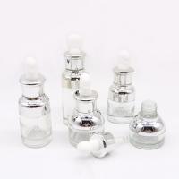China Glass Cosmetic Containers 20ml 30ml Glass Dropper Bottle For Essential Oil for sale