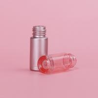 China 10ml Glass Cosmetic Containers Ampty Pink Essential Oil Glass Roller Bottle for sale