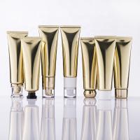 China Aluminium Cosmetic Packaging Tube 50ml 200ml Golden Laminated for sale