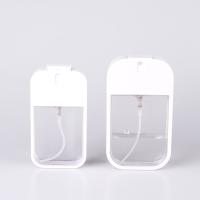 China Transparent PETG Credit Card Perfume Bottle 45ml With Silicone Holder for sale