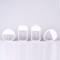 China Transparent PETG Credit Card Perfume Bottle 45ml With Silicone Holder for sale