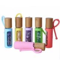 China Perfume Roll On Glass Bottles 0.35oz 10ml Essential Oil Roller Bottles for sale