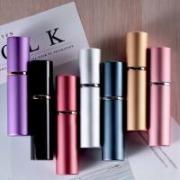 China Mini Refillable Perfume Aluminum Cosmetic Bottles Atomizer Spray Eco 0.35oz for sale