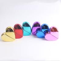 China Cosmetic Heart Shaped Perfume Pocket Spray Bottle ODM 20ml Blue Purple for sale