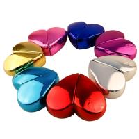China Cosmetic Heart Shaped Perfume Pocket Spray Bottle ODM 20ml Blue Purple for sale