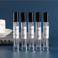 China 18*106mm Glass Cosmetic Containers 10ml Spray Perfume Bottles TUV Lightweight for sale