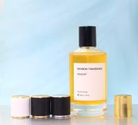 China Custom Luxury 15mm Crimping Neck Glass Cosmetic Containers Thick Glass Material Perfume Bottles for sale