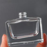 China Anodized Pump 30ml Perfume Glass Bottle SGS Square Luxury Cosmetic Containers for sale