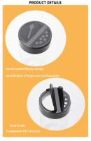 China Leakproof 0.5L Pepper Spice Shaker Containers Odorless Food Grade Heat Resistance for sale