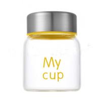 China QZH ISO9001 Bird Nest Custom Printed Glass Jars Transparent Personalised 60*80mm for sale