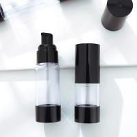 China Electroplating Plastic Cosmetic Containers Vacuum Airless Eco Friendly ISO9001 for sale