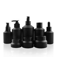 China 200ml Amber Glass Cosmetic Containers 7oz For Lotion Essential Oil for sale