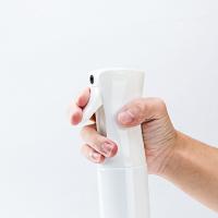 China Black Continuous Water Mister Spray Bottle 360deg 200ml LFGB for sale