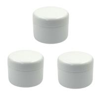 China 68mm Dia Skin Care Cream Jar 4oz Plastic Containers Screw Cap for sale