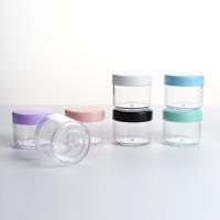 China PETG 20g Empty Plastic Cosmetic Containers Lip Balm Eyeshadow With Sealing Disc for sale