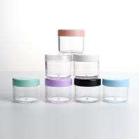 China PETG 20g Empty Plastic Cosmetic Containers Lip Balm Eyeshadow With Sealing Disc for sale