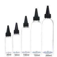 China OEM ODM Squeeze Plastic Cosmetic Containers Eco With Nozzle Odorless for sale
