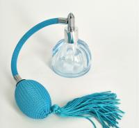 China Glass Consmetic containers 100ml air bag spray ball shape glass perfume bottle for sale