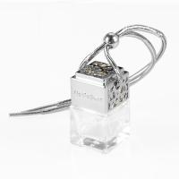 China Hanging Car Perfume Glass Bottle Essential Oil Diffuser, Aromatherapy Car Air Freshener for sale