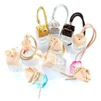 China Hanging Car Perfume Glass Bottle Essential Oil Diffuser, Aromatherapy Car Air Freshener for sale