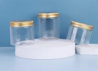 China 50ml Cosmetic Plastic Storage Jars 2.75in Multicolor Aluminum Lid for sale
