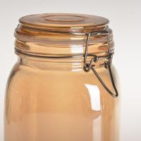 China 95ml 85ml Transparent Glass Jars Candy Food Storage Thickened Bottom 24pcs/ Ctn for sale