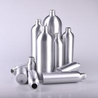 China Silver Blue Aluminum Cosmetic Bottles Trigger Spray 0.6mm Thick ISO9001 for sale
