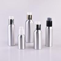 China Silver Blue Aluminum Cosmetic Bottles Trigger Spray 0.6mm Thick ISO9001 for sale