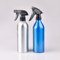 China Silver Blue Aluminum Cosmetic Bottles Trigger Spray 0.6mm Thick ISO9001 for sale
