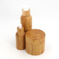 China ODM Plastic Jar Bamboo Lid Canisters 200g 100g With Silk Screen Printing for sale