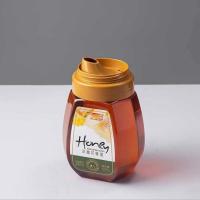 China 300g 500g 1000g Honey Bottles Reflux Inlet Sealing Plastic Seasoning Bottles for sale