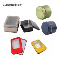 China Empty Custom 10g Silvery Metal Cosmetic Jar Sliding Tin Solid Perfume Tin Container for sale