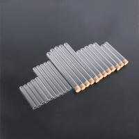 China SGS High Borosilicate Glass Storage Bottles Flat Bottom Test Tube 1.2mm for sale