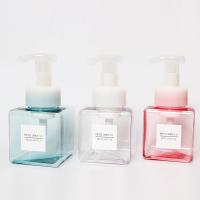 China 450ml PETG Square Soap Dispenser 650ML 250ml Foam Pump Plastic Bottles for sale