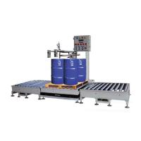 China GZJ-180 Semi-Auto Four-Barrel Weighing Liquid Filling Machine 200kg per Barrel 2000kg Max for sale