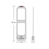 China 58KHz AM EAS System 1.6-2.4m Detection Range Retail Store Anti Theft Security Gate for sale