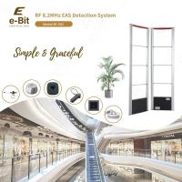 China RF 8.2MHz EAS Detection System 1.2-1.8m Aluminum Alloy Black ABS Pedestal for sale