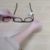 China Grey RF 58KHz AM 8.2MHz Security Hard Tag for Retail Glasses Anti Theft System for sale